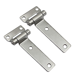 2 Piece Heavy Duty Hinges T-Steel Container Hinges Slotted Shed Wood Fence Gate Hinges Hinges