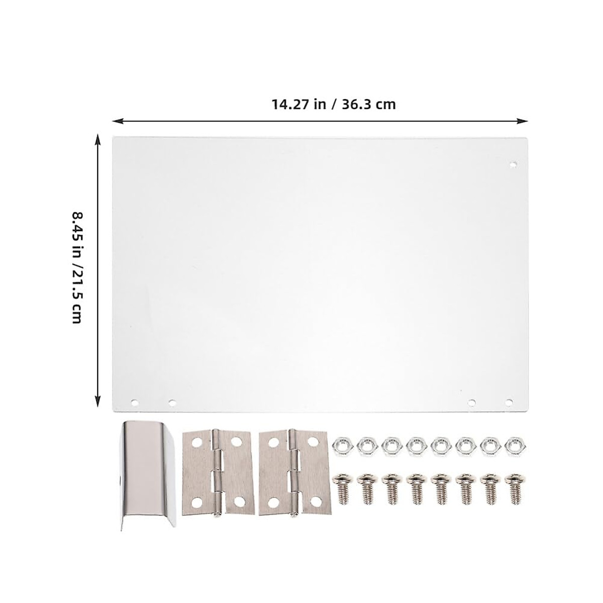HOLIDYOYO Popcorn Popper Machine Popcorn Machine Door Panel Replacement Clear Panel Thicken Plastic Popcorn Machine Panel Supply