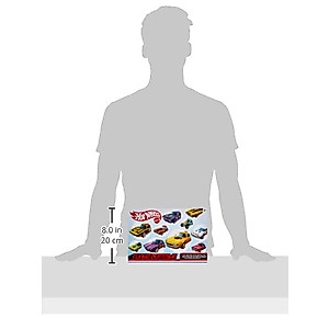 ​Hot Wheels Flying Customs 10-Pack of 1:64 Scale Throwback Vehicles with Retro-Style Package, Gift for Collectors & Kids 3 Years Old & Up