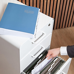 Smead Desk File/Sorter, Alphabetic (A-Z), 20 Dividers, Letter Size, Dark Blue (89282)