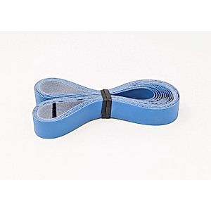 1X30 2000 Grit - 9 Micron Blue Polishing Sanding Belts with Cushioned Ultra Flexible Mylar Backing Ultra Fine Grit Belts 10 Pack (2000 grit)