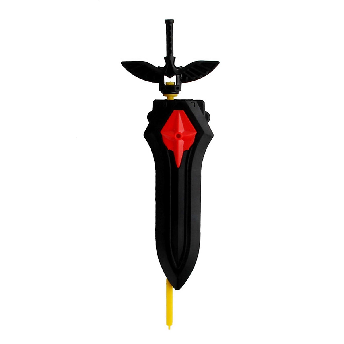 Battling Top Sword Right/Left - Ripcord /String Bey Launcher Beylauncher Starter Tool Compatible with All Bey Burst Series Bey Battling Blade(Black)