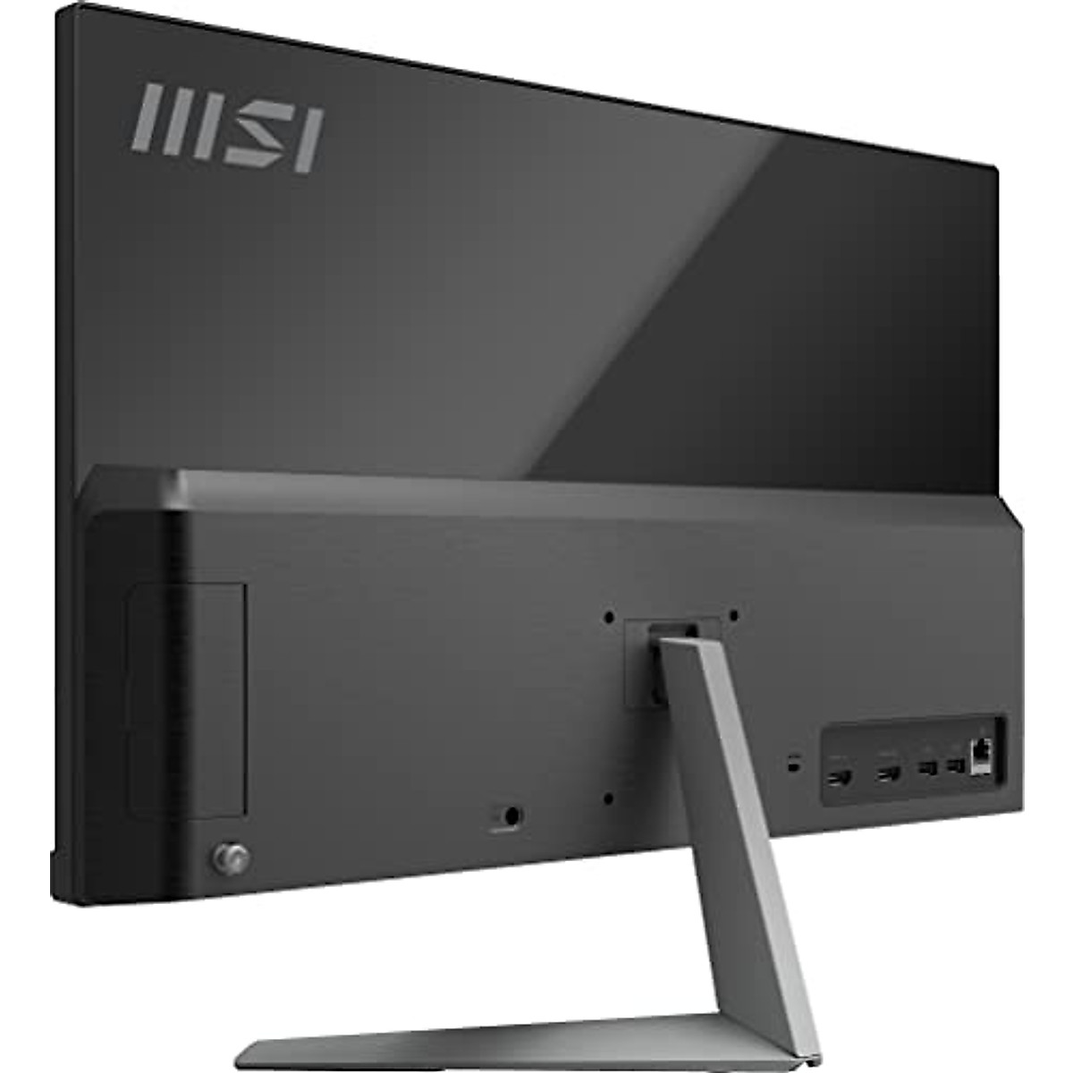 MSI Modern AM242 AIO Desktop, 23.8" FHD IPS-Grade LED, Intel Pentium G7505, 4GB Memory, 128GB SSD, WiFi 5, BT 5.1, Black, Windows 11 PRO (11M-893US)