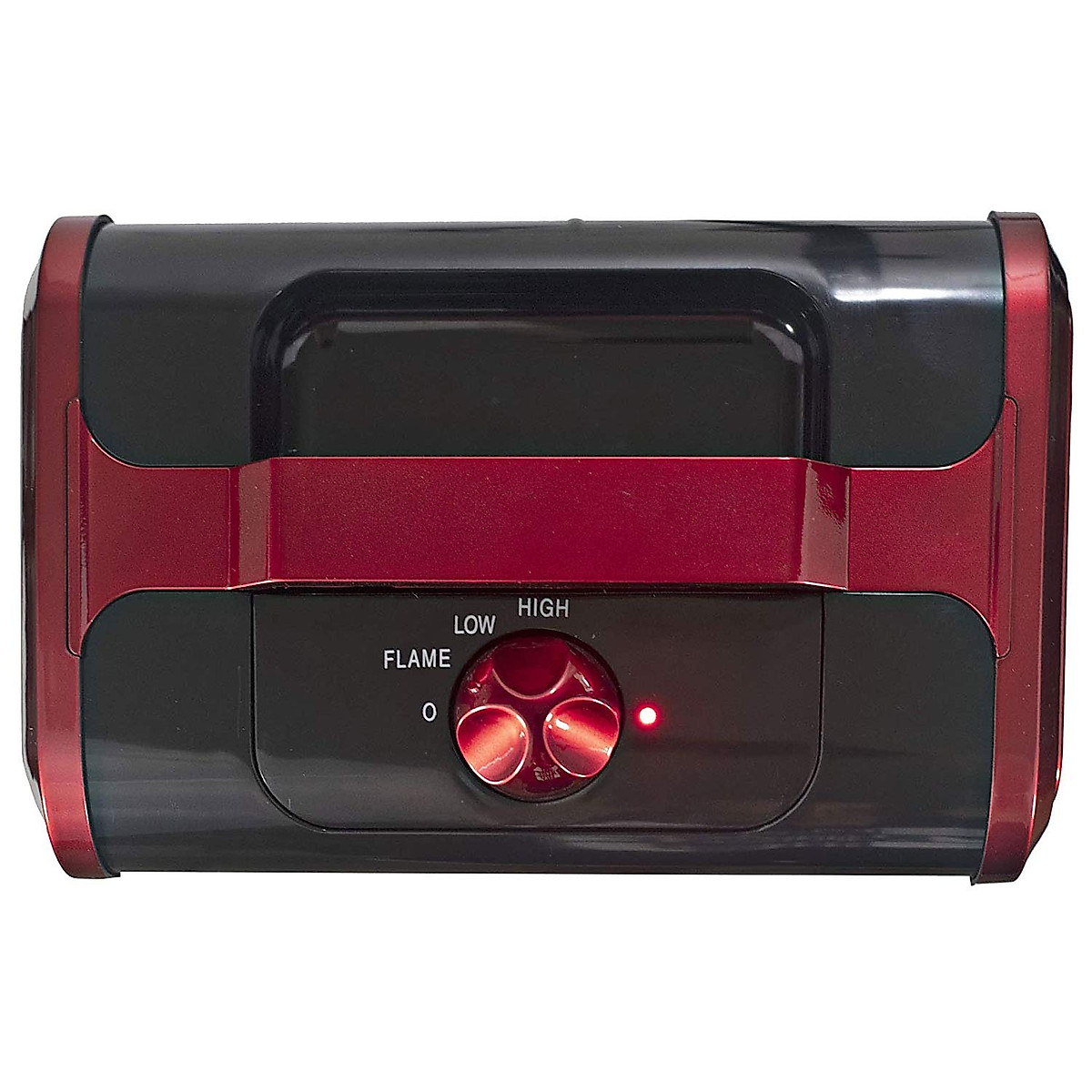 Comfort Zone 1,200W Electric Mini Fireplace Space Heater with Realistic 3D Flame, Stay-Cool Body, Carry Handle, Overheat Sensor, and Safety Tip-Over Switch, Ideal for Home, Bedroom, & Office, CZFP1