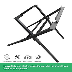 Gabasinover, Table Saw Stand Fits for DW7480 compact job site table saw, Dcs7485 60V table saw and DW745 compact table saw (DW7451 Black 10-inch)