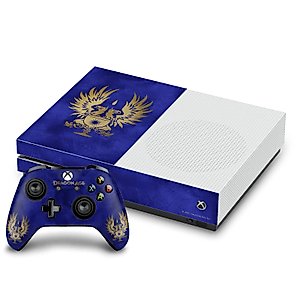 Head Case Designs Officially Licensed EA Bioware Dragon Age Grey Wardens Gold Heraldry Vinyl Sticker Gaming Skin Decal Cover Compatible With Xbox One S Console and Controller Bundle
