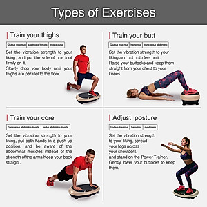 Bodysculpture Exercise Vibration Plate Machine Full Body Workout Compact Size Platform.