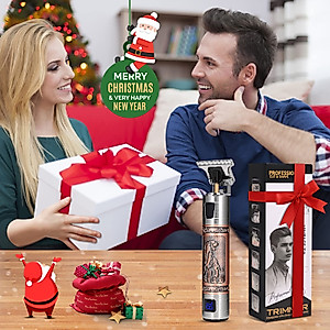 2BK LCD Display Hair Clippers for Men Professional Men Hair Trimmers, Zero Gapped Cordless Hair Trimmer, Rechargeable T-Blade Haircut & Grooming Kit Line Up Edgers Clippers for Men Home Use