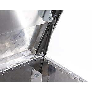 Lund 9748 48-Inch Aluminum Side Mount Box, Diamond Plated, Silver