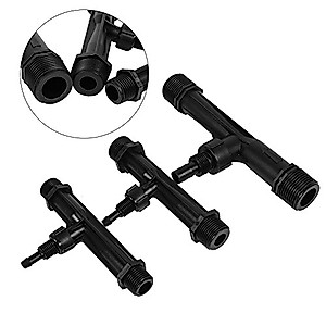 Fertilizer Injector Garden Irrigation Device Venturi Switch Water Tube Kit Irrigation Tube Fertilizer Mixer Agriculture Tool Plastic Black