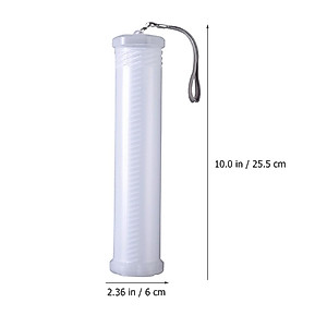 Operitacx 2pcs Extendable Plastic Paint Brush Case Clear Long Paint Brush Holder Tube Storage Paintbrush Organizer Pencil Container Dustproof Watercolor Pen Container for Drawing Tools