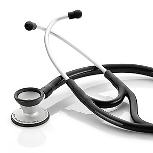 ADC Adscope 606 Ultra Lightweight Cardiology Stethoscope with Tunable AFD Technology, Black