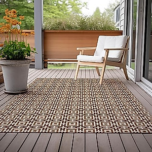 Dalyn Rugs Indoor/Outdoor Marlo MO1 Red Washable 8' x 10'