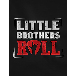 Tstars Rock N Roll Sibling Matching Outfits Siblings Big Sister Little Brother Shirts Outfits - Sis Rock/Bro Roll Baby NB/Kids 3T