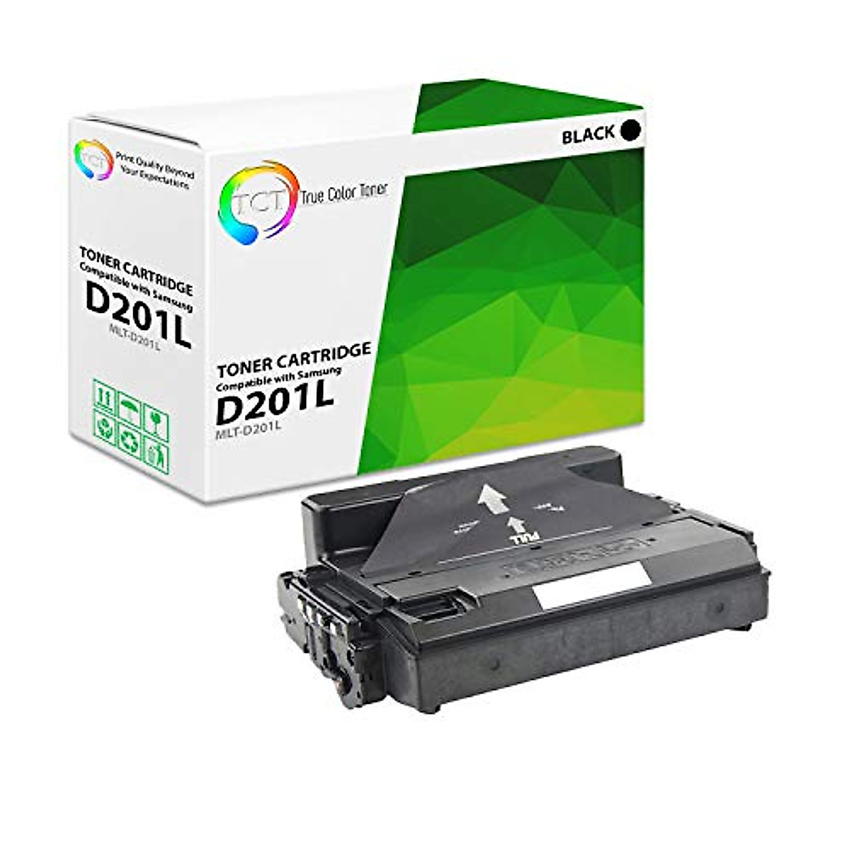 TCT Premium Compatible Toner Cartridge Replacement for Samsung MLT-D201L Black High Yield Works with Samsung ProXpress M4080FX M4030ND Printers (20,000 Pages)