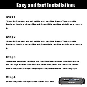 3 Pack (1Cyan+1Yellow+1Magenta) Remanufactured 312A CF381A 312A | CF382A CF383A Toner Cartridge Compatible Replacement for HP Color Color Pro MFP M476dw CF387A M476dn Printer Ink Cartridge.