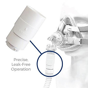 AirMini Pro Hose Connector by Snugell | Connect AirMini Original Hose to Any 22 mm Nasal Mask or Full Face Mask Model| Portable Travel Friendly Size | for AirMini Original Tubing