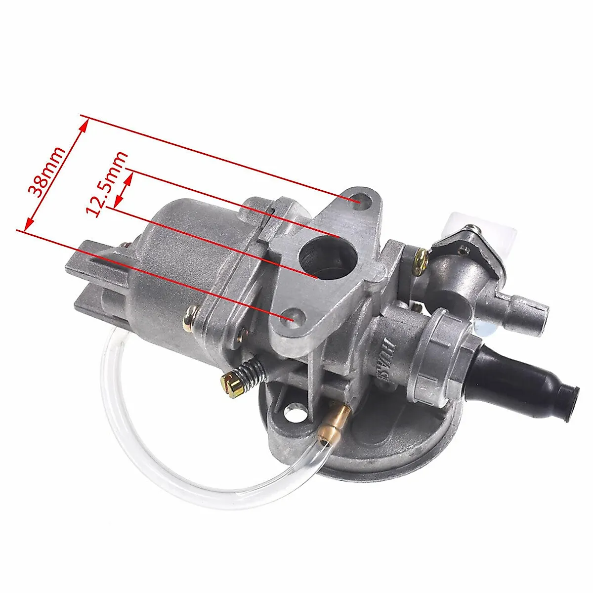 Carburetor Carb for 50cc SYX Moto Holeshot Kids Mini Dirt Bike, 47 49cc 50cc 2 Stroke Pocket Rocket Dirt Bike Mini ATV Quad L