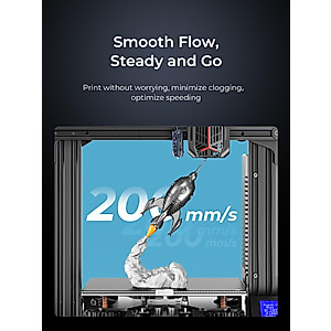 Creality PLA Filament 1.75mm, 3D Printer Filament, 1.0kg (2.2lbs) Spool, Enhanced Toughness No Warp, Dimensional Accuracy ±0.03mm Printing Filament, for FDM 3D Printers (Black)