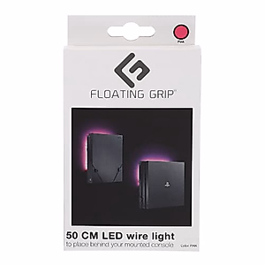 1 feet/0.5M Light Strip by FLOATING GRIP - LED Light Strip with USB Plug and Removeable Sticker on The Back. (Pink)