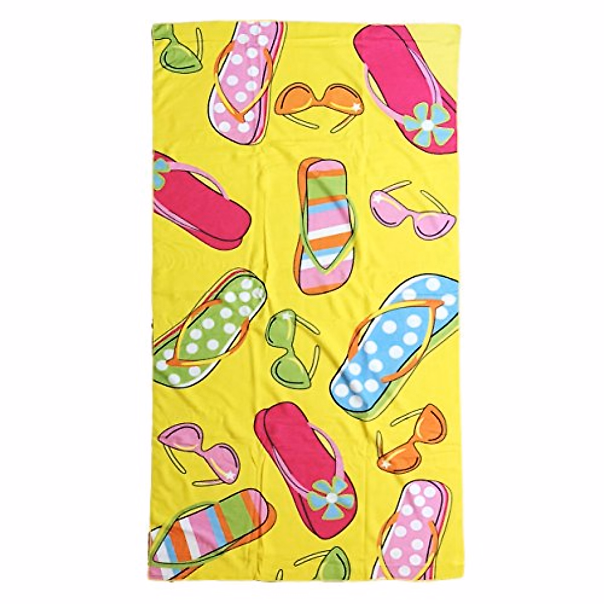 Allgala Oversize 40"x70" Microfiber Beach Towel, Sandals-BT81106