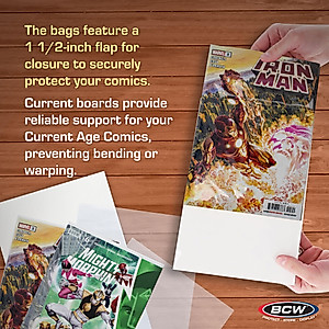 BCW Current Bag and Board 200 Bags and 200 Boards