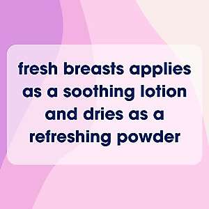 Fresh Body FB Breasts Anti Chafing Deodorant Lotion to Powder, 3.4oz (Pack of 2) - Anti Chafe Cream Whole Body Deodorant for Women, Inner Thighs & Areas that Sweat, No Talc, Aluminum and Fragrance