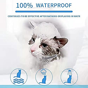 Advanllent Flea Collar for Cats, Flea and Tick Collars for Cats and Kittens, 8 Month Protection, Gray