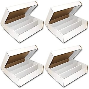 Boca Tica Monster Storage Box for Trading and Gaming Cards, 3,200 card holder (4 Pack)