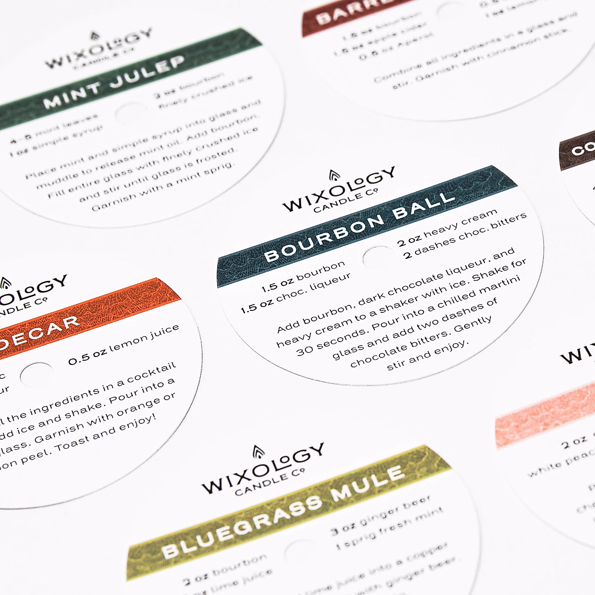 Wixology Cocktail Inspired Bourbon Neat Soy Candle - Vanilla Caramel and Oak Scented Candle in Reusable Rocks Glass - Made in Kentucky - 7 oz