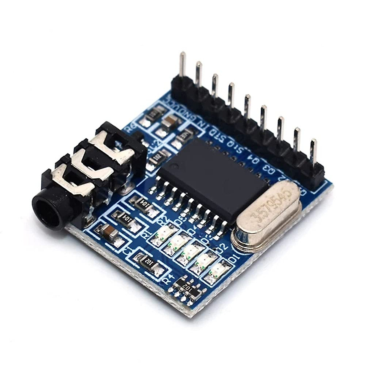 Rakstore 4Pcs MT8870 DTMF Voice Decoding Module Phone Module Speech Decoding Voice Board Module LED Indicators with Pins