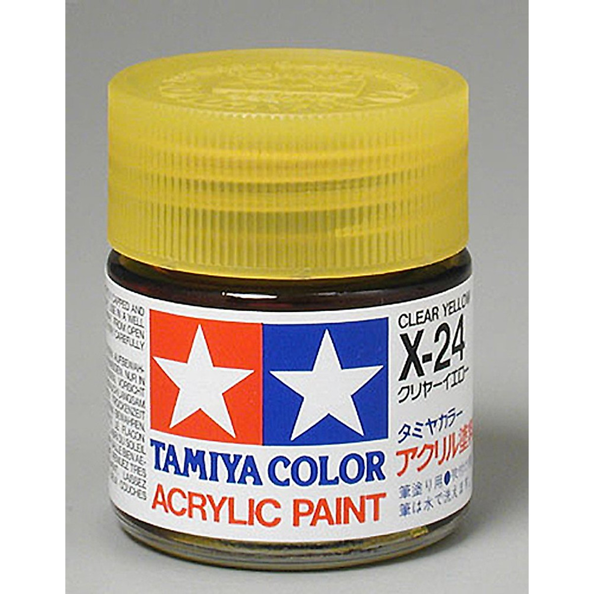 Tamiya TAM81024 Acrylic X24 Gloss,Clear Yellow