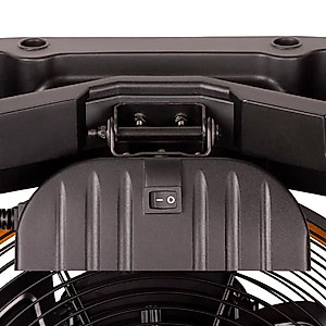 Mule 52000-01 300 lbs. Capacity Hand Truck 5-in-1 Mobile Workshop with Integrated 3-Speed Fan and LED Light