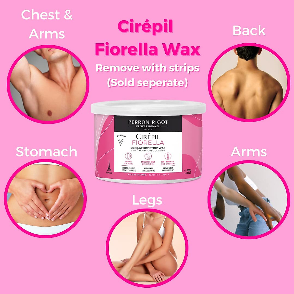 Cirepil - Fiorella - 800g / 28.22 oz Wax Beads - High Performance Wax