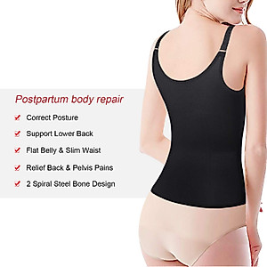 URSEXYLY Maternity Support Belt Postpartum Waist Trainer Shapewear Recovery Waist Cincher