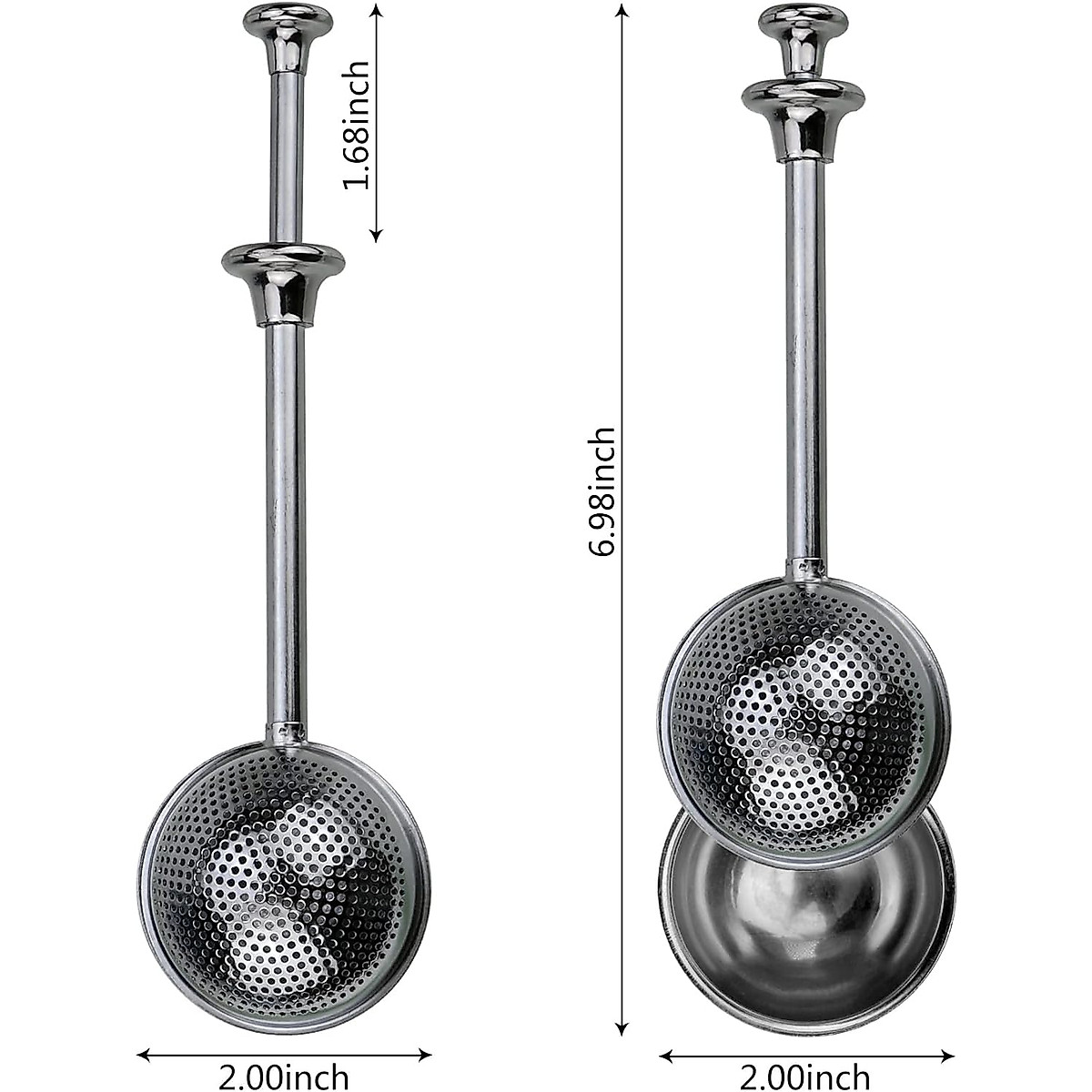 Powdered Sugar Shaker Duster With Lid Sugar Flour Sifter for Baking spice Sifters powder duster sugar powder Flour Duster for baking Tools Dusting Flour Wand for Spices Dust Flour Sifter