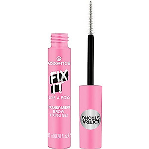 essence | Fix It Like A Boss Transparent Brow Fixing Gel | Long Lasting, Fast Drying Brow Sculpting Gel | Free From Oil, Parabens, & Microplastic Particles | Vegan & Cruelty Free