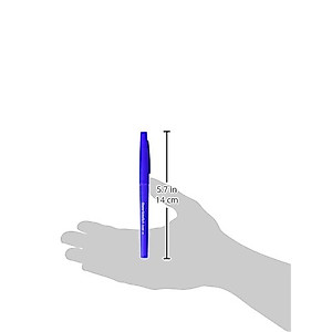 Paper Mate Flair Felt Tip Pens, Medium Point (0.7mm), Blue, 12 Count