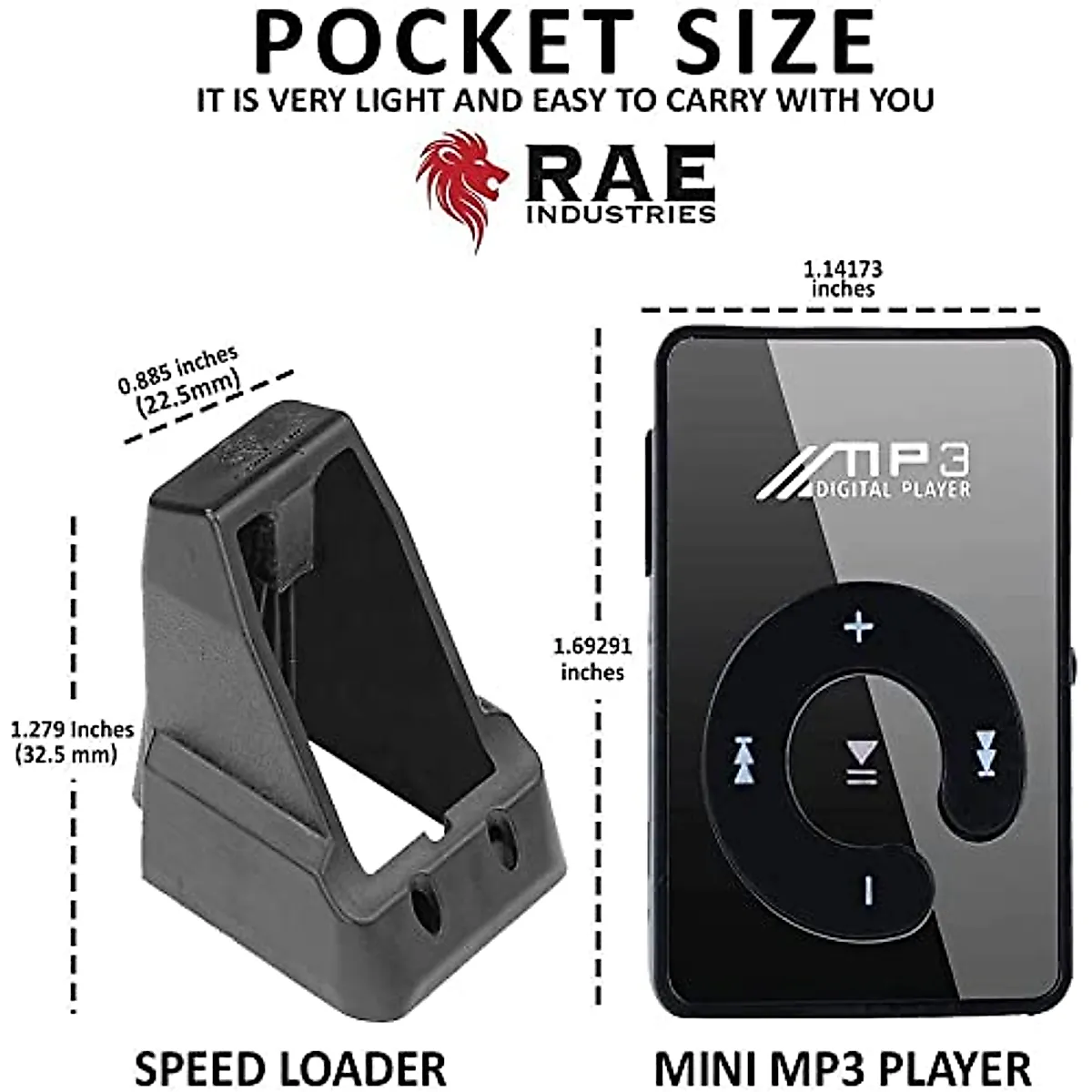 RAEIND Universal Magazine Speedloaders for Taurus G2 / G2C G3 / G3C 9mm Magazines Ammo Loader