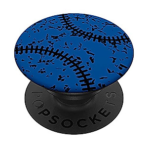 Blue Baseball PopSockets Swappable PopGrip