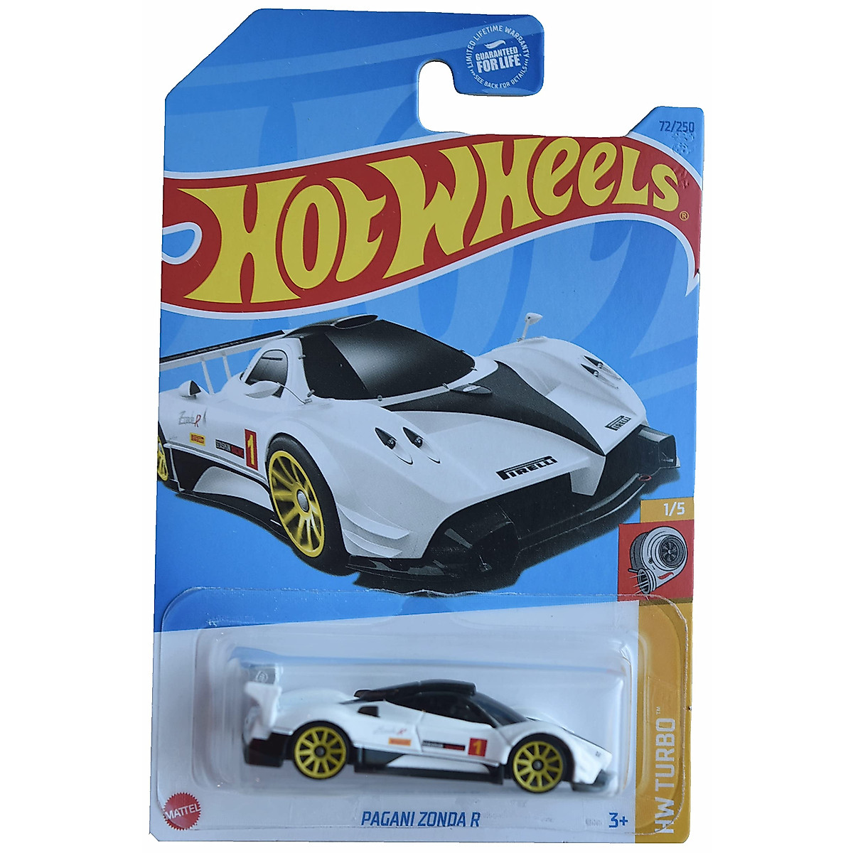 Hot Wheels Pagani Zonda R, HW Turbo 1/5, White