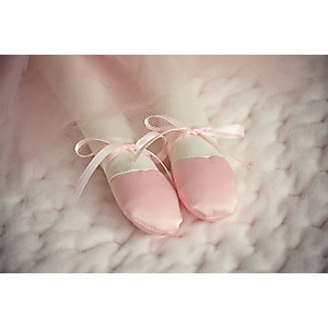 Inspired by Jewel - Lilly The Bunny | Beautiful Cream Cotton Linen Plush Doll with Floppy Ears, Arms & Legs | Authentic Pink Ballerina Tutu, Slippers & Cuddly Fur Top | Soothing Hand Stitched Face