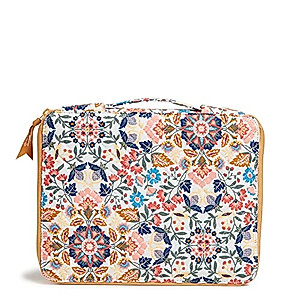 Vera Bradley Women's Cotton Tablet Organizer, Enchanted Mandala - Recycled Cotton, One Size