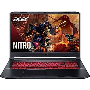 Acer - Nitro 5 17.3" Gaming Laptop - Intel Core i5 - 8GB Memory - NVIDIA GeForce GTX 1650 Ti 4GB - 512GB SSD - FHD IPS Display - Obsidian Black