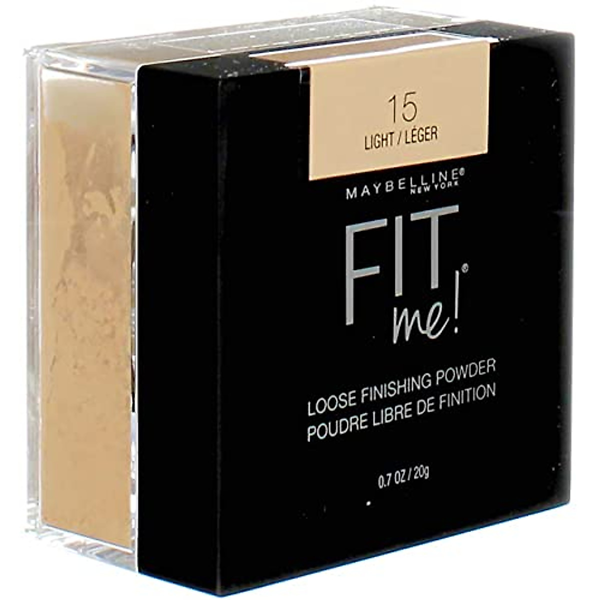 Maybelline Fit Me Loose Finishing Powder, 15 Light, 0.7 oz (Pack of 2)