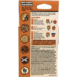 16 Pack Gorilla Glue 50002 Multi-Purpose Waterproof Gorilla Glue Adhesive 2-oz Bottles by Gorilla Glue