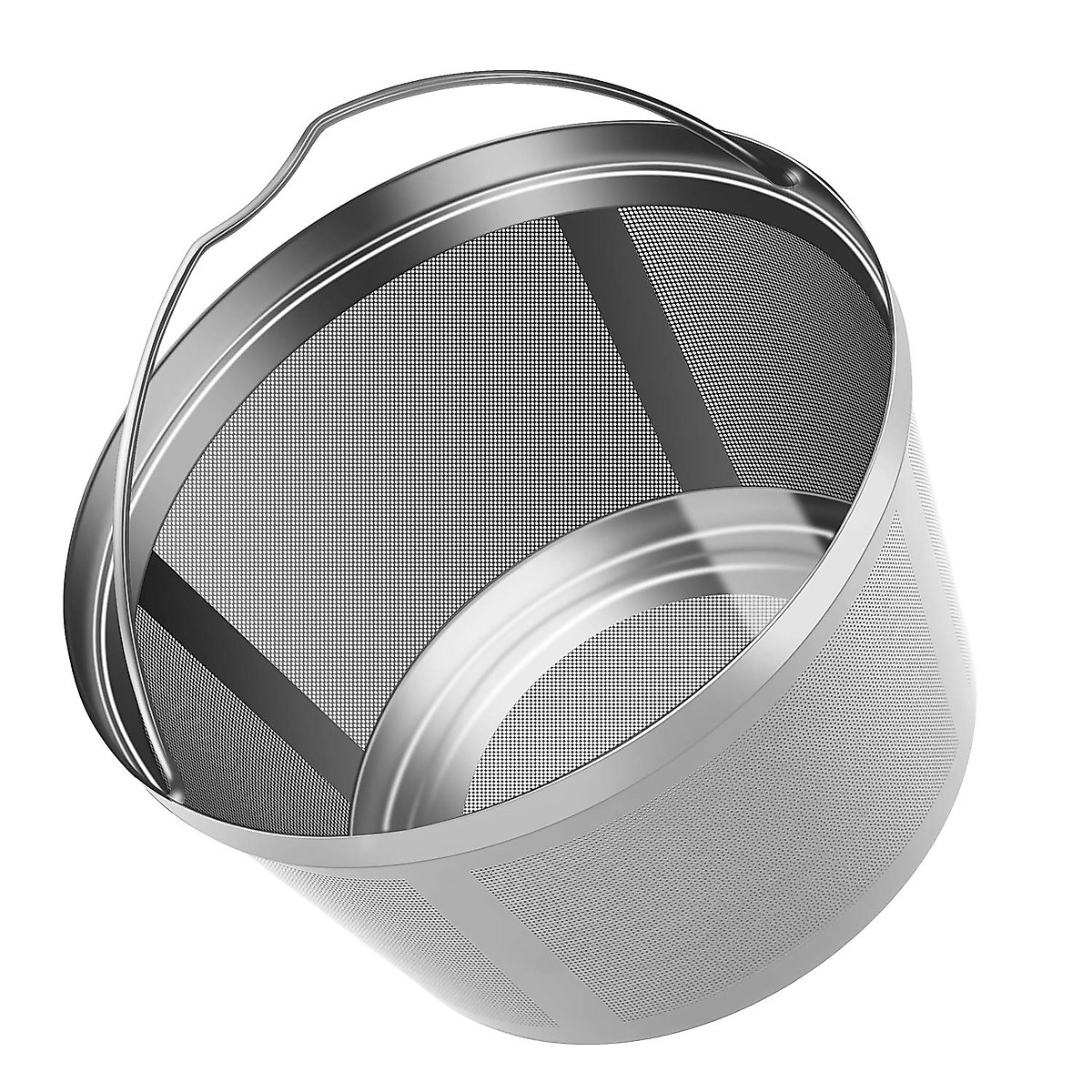 Reusable Coffee Filters 8-12 Cup Permanent Basket Washable Compatible with Mr. Black & Decker Maker Filter Parts BPA-free