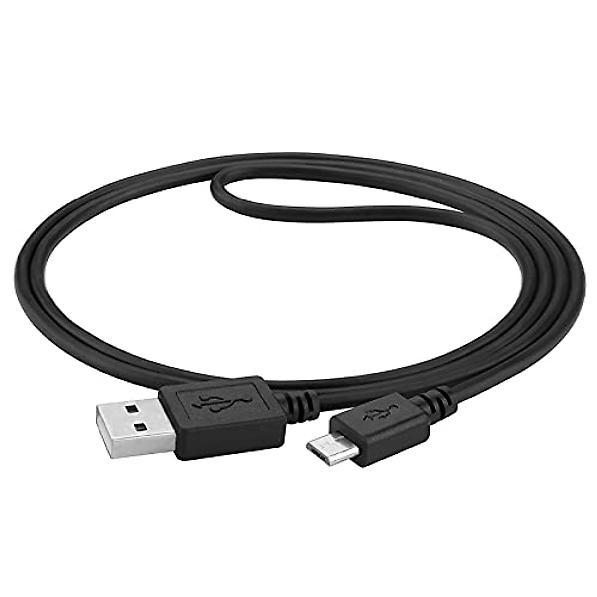 GEEKRIA Micro USB Extension Charging Cable Compatible with Playstation 4, DualShock 4, PS4 Slim/Pro, Xbox One S/X, Elite USB-A to Micro USB Splitters Charger Cord (2 Pack, 5.6FT, Black)