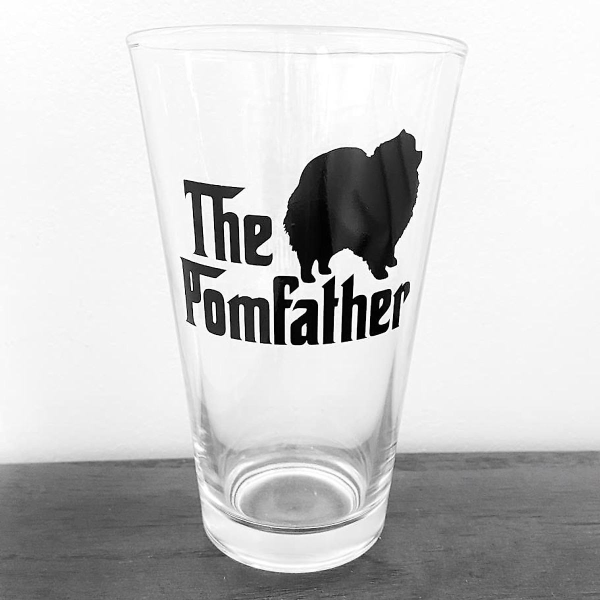 Pom Mom & Pomfather Wine & Beer Glass Set - Pomeranian Dog Lover Gift