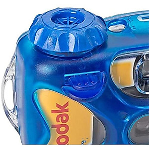 Kodak Sport Waterproof Single Use Camera with Floating Strap and Cloth